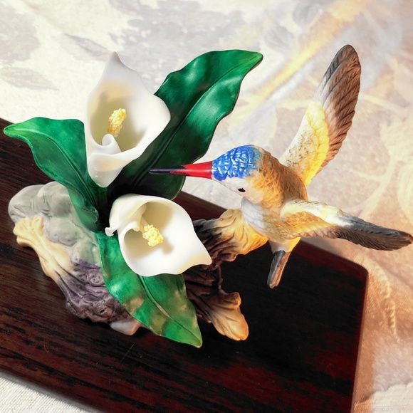 Avon | Other | Lovely Porcelain Hummingbird Figurine | Poshmark